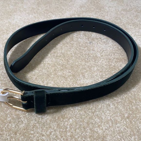 Accessories | Womens Belt Dark Green Velvet Xl Nwt | Poshmark